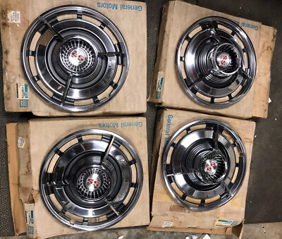 "NOS 1963 Chevrolet SS Spinner Hub Caps 14"" Set of 4 Chevy Super Sport ...