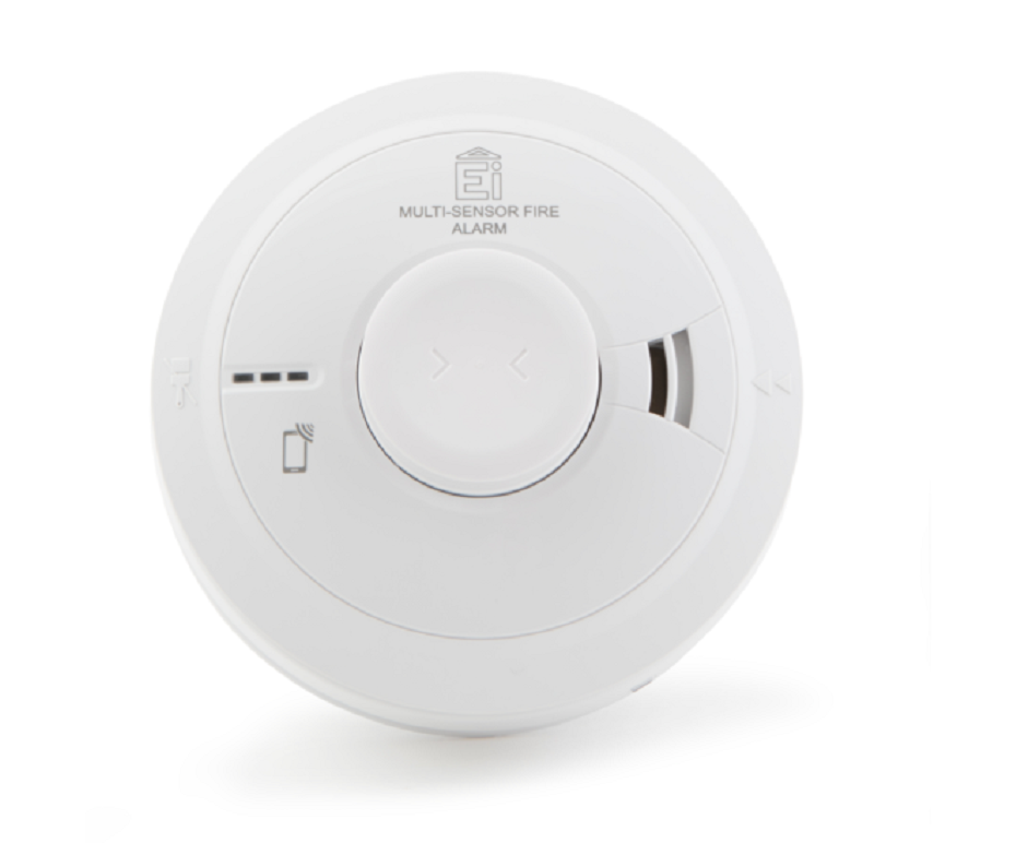 Aico Ei3024 Multi-Sensor Fire Alarm Battery Back Up & Easy Fit Base ...