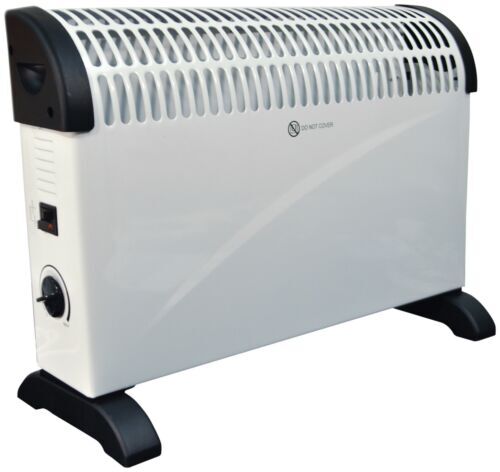 Branded 2000W Electric Convector Radiator Heater - 3 Heat Settings ...