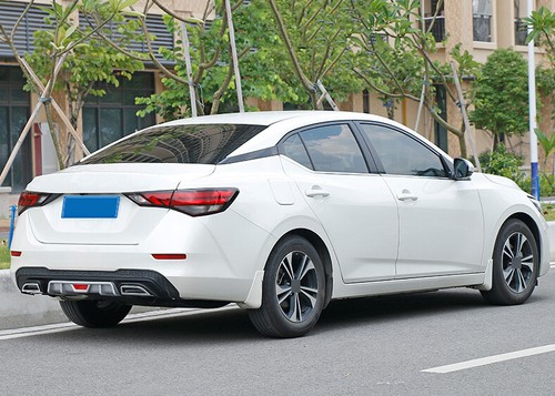 Matte Black Rear Bumper Diffuser Lip Spoiler For Nissan Sentra Sylphy ...