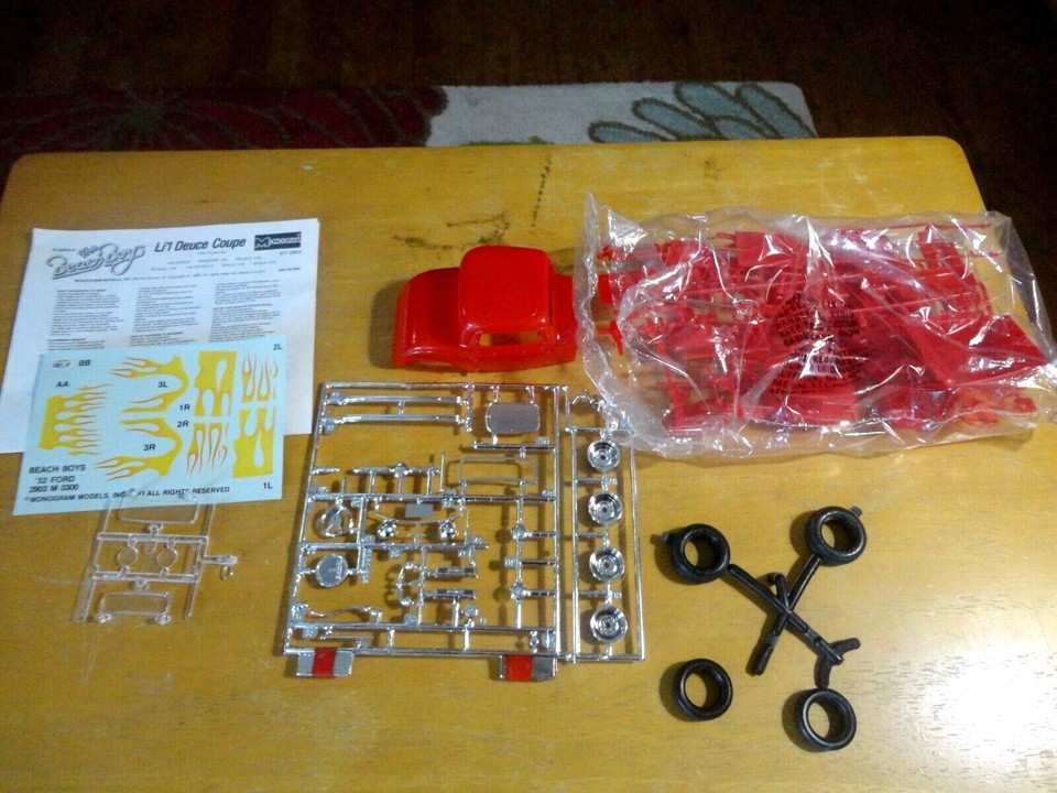 1989 MONOGRAM Model ROCKIN' RODS The BEACH BOYS LI'L DEUCE COUPE Kit #2903 | eBay