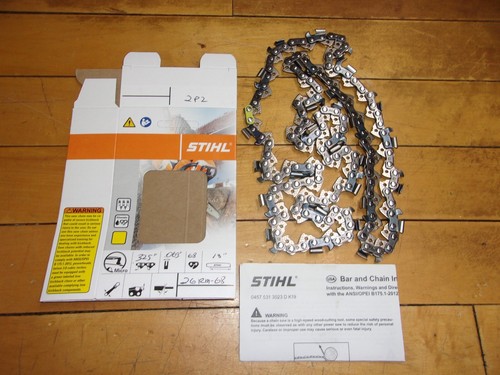 Stihl OEM 18" Semi Chisel Chain .325" .063" 68 DL 26RM-68 Yellow #GM ...