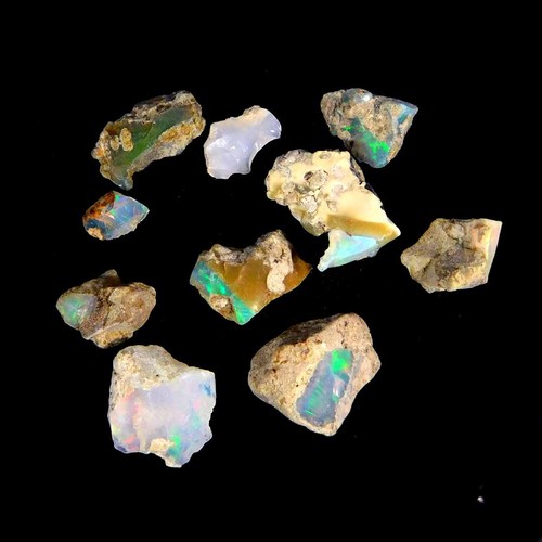 44.55Cts. Naturel non Traité Éthiopien Opale en Gros Lot Libre Pierre ...