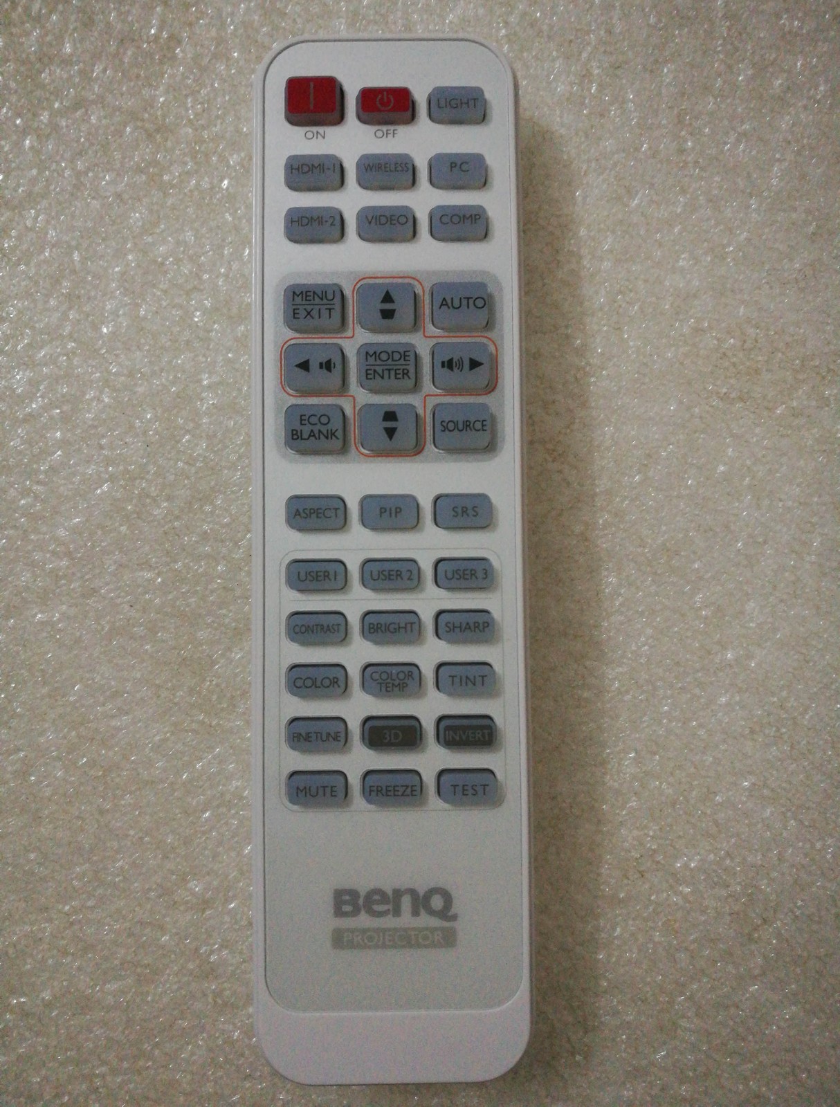 Original BENQ Remote Control For MX760 W1400 W1500 DX830UST MX666 ...