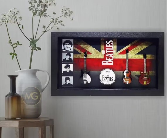 BEATLES MEMORABILIA & COLLECTIBLES - SHADOW BOX WALL ART #2 | eBay
