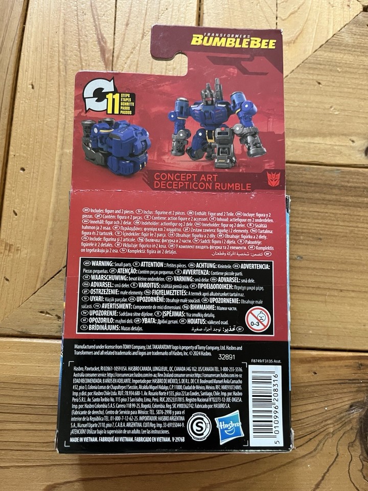 Transformers Studio Series Decepticon Rumble Core Class Bumblebee ...