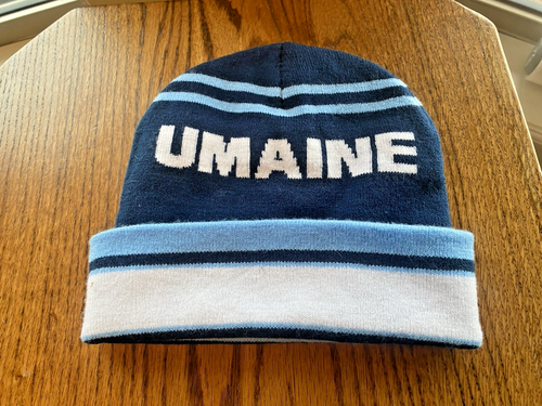 UMaine Hat Winter Knit Beanie University of Maine Black Bears Mens ...