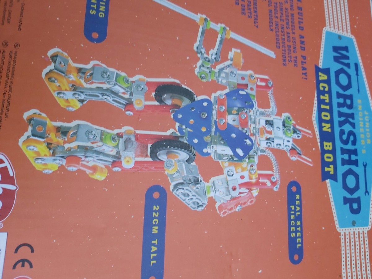 Junior Engineer Workshop Action Bot Kids Children Model Kit Junior