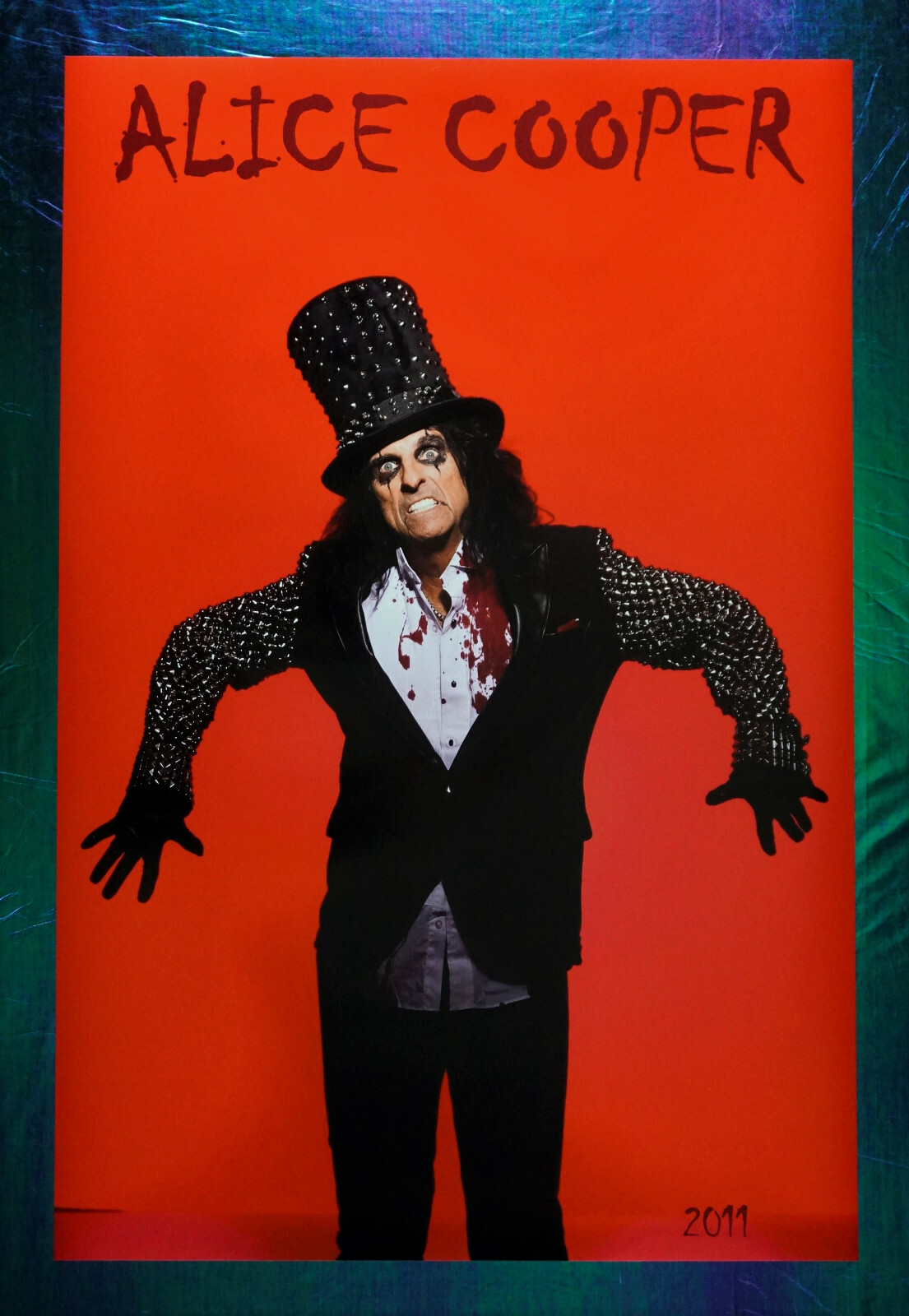 Alice Cooper Top Hat Black Suit Rock Star Crazy Music Poster 24X36 New ...