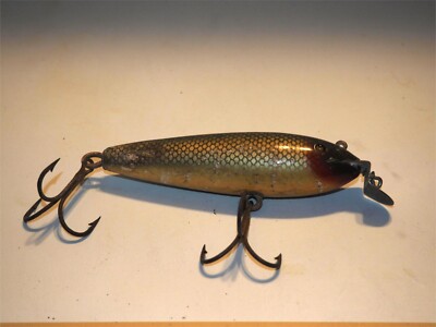 Old Large Salt Water Fishing Lure Glass Eyes VTG in good condition | eBay