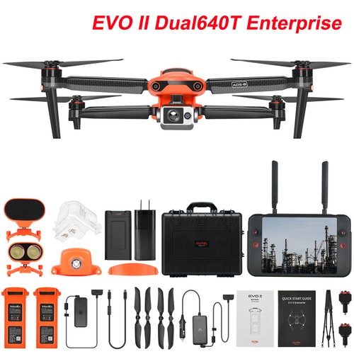 Autel Robotics EVO II Dual 640T V2 Thermal Drone Enterprise Bundle 8k ...