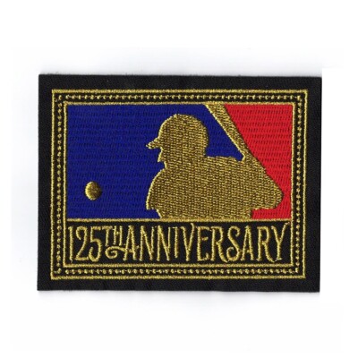1994 MLB Major League Baseball 125th Anniversary (Black) Jersey Sleeve ...