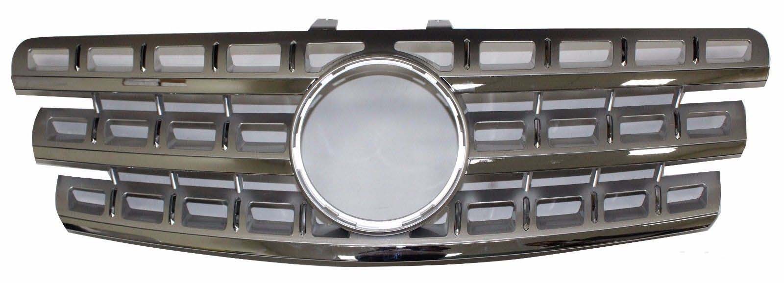 Front Grille Mercedes Benz W164 ML Class 2009-2011 Chrome & Silver ...