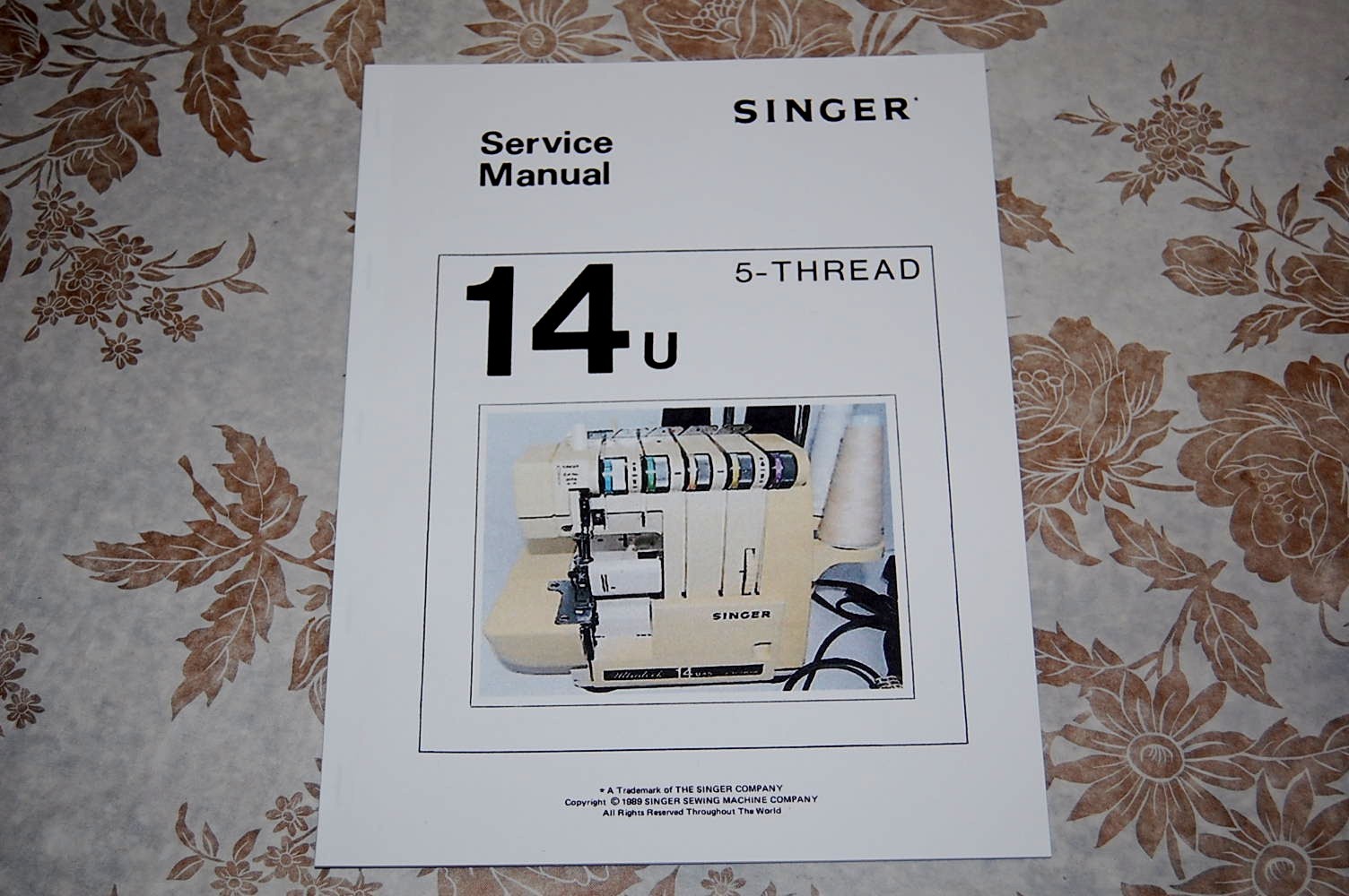 Professional Service Manual, in PDF Form on CD, for Singer 14U Sewing ...