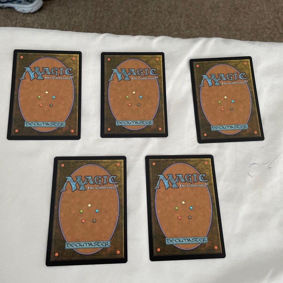 5 FOIL Stained Glass Land Set - Dominaria United 1x Each Full Art DMU ...
