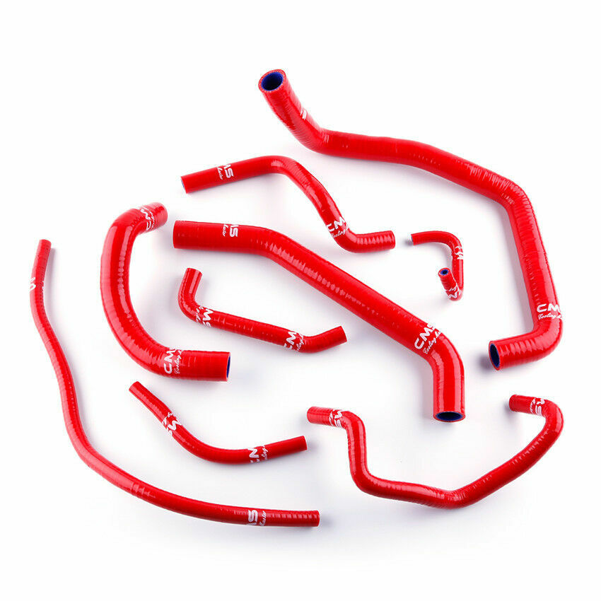 FOR HONDA CBR 954 RR FIREBLADE 2002 2003 RED SILICONE RADIATOR HOSES ...