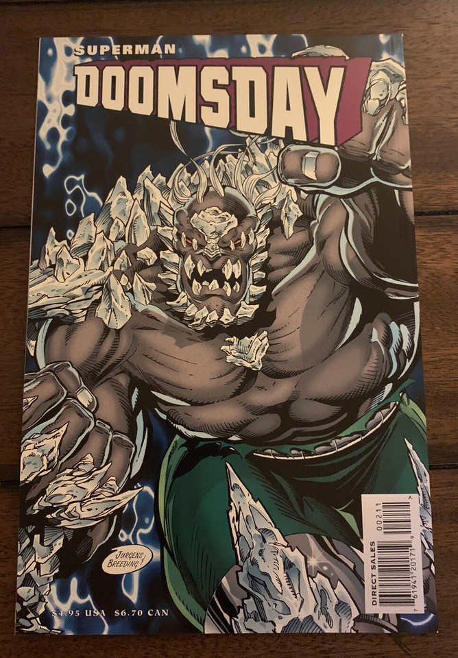 DC Comics Superman Doomsday Hunter Prey 2 1994 Jurgens Breeding VF/NM ...