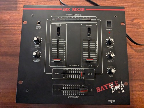 MTX MX35 BATTLE BOARD II DJ MIXER - 2 CHANNEL- CLASSIC VINTAGE | eBay