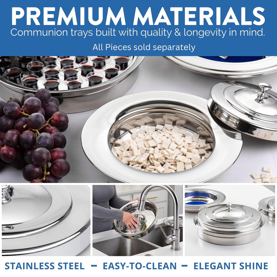 Cup Tray Lid Premium Communion Trays for Churches Communion Set ...