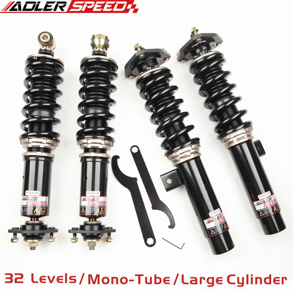 For BMW M3 (E46) 01-06 Coilovers 32 Way Adj. Damper Shocks -True ...