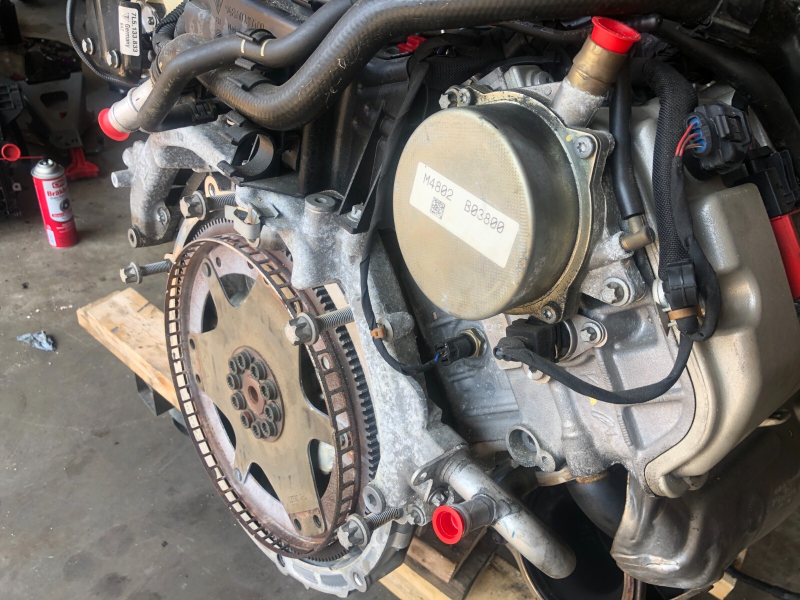 2011-2012 PORSCHE CAYENNE S 4.8L V8 ENGINE MOTOR VIN 5th "B" OEM 90k ...