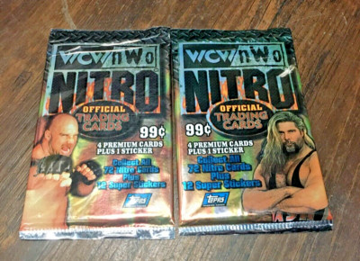 1) Sealed pack 1999 Topps Trading Cards WCW/NWO Nitro Wrestling | eBay
