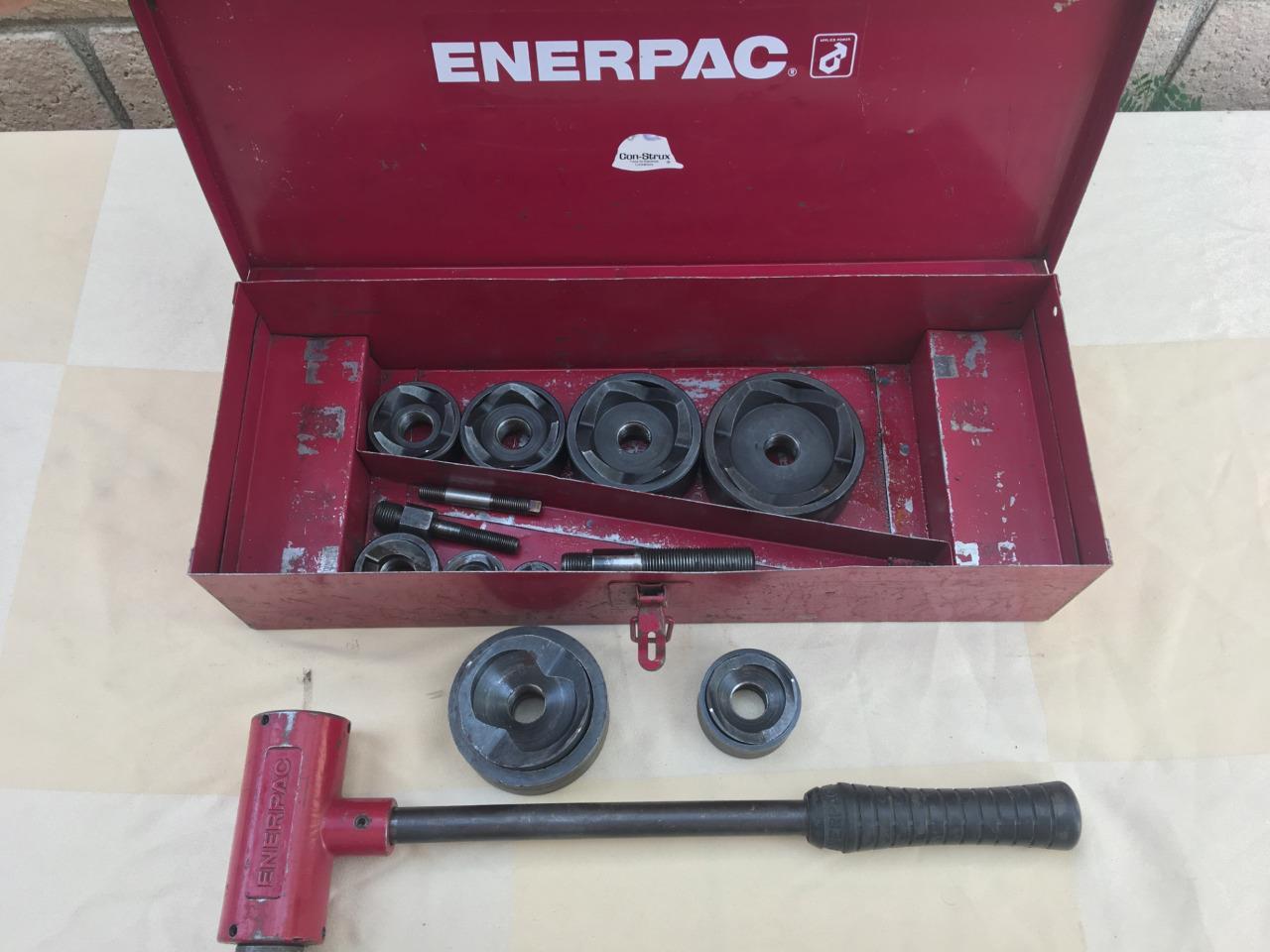 ENERPAC Slug Buster Knockout Punch Set Complete 1/2"- 2-1/2" with ...