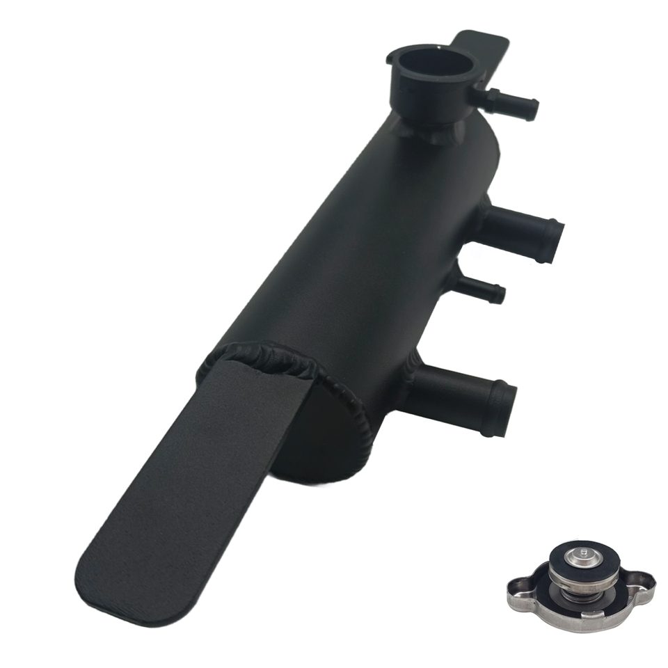 Aluminum Radiator Drag Water Tank Coolant Overflow Bottle For YAMAHA ...