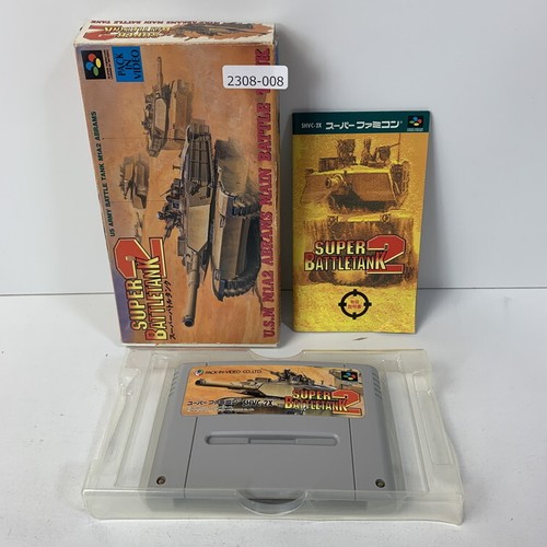 SNES Super Battle Tank 2 Boxed Working NTSC-J Japan 2308-008 | eBay UK