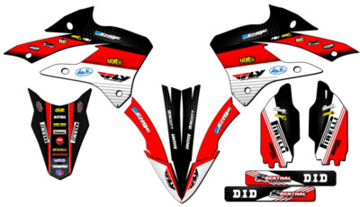 2022-2023 KX 112 RICOCHET Black Senge Graphics Kit Compatible with ...