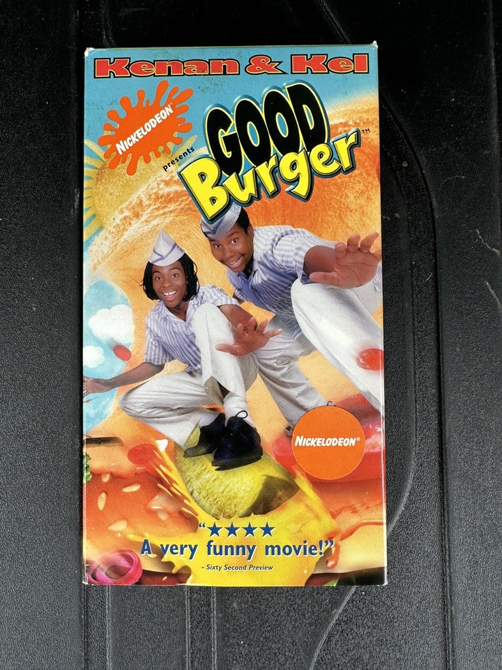 Good Burger (VHS, 1997) Nickelodeon, Kenan And Kel - Rare Orange Tape ...