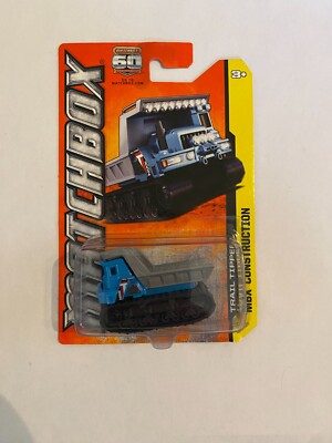 2012 MATCHBOX MBX CONSTRUCTION TRAIL TIPPER BLUE AND GRAY 43 OF 120 | eBay