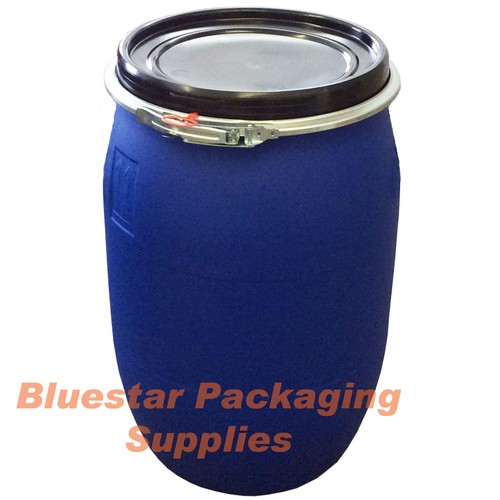 120L Litre Open Top Plastic Storage Drum Barrel Keg With Lid Food Grade ...