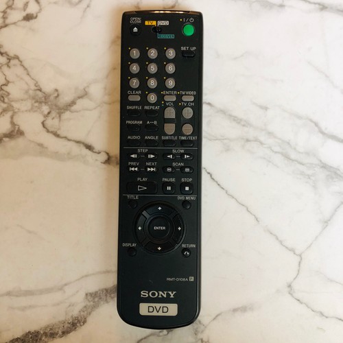 SONY RMT-D108A DVD Remote Control For DVP-S530D DVP-S533D TESTED WORKS ...