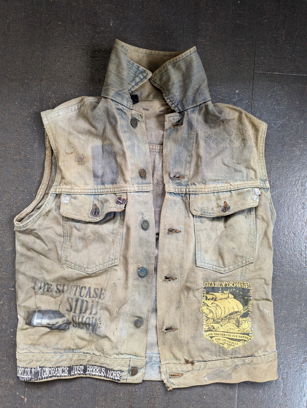 punk Rock / Crust Punk / Metal vest - Gem