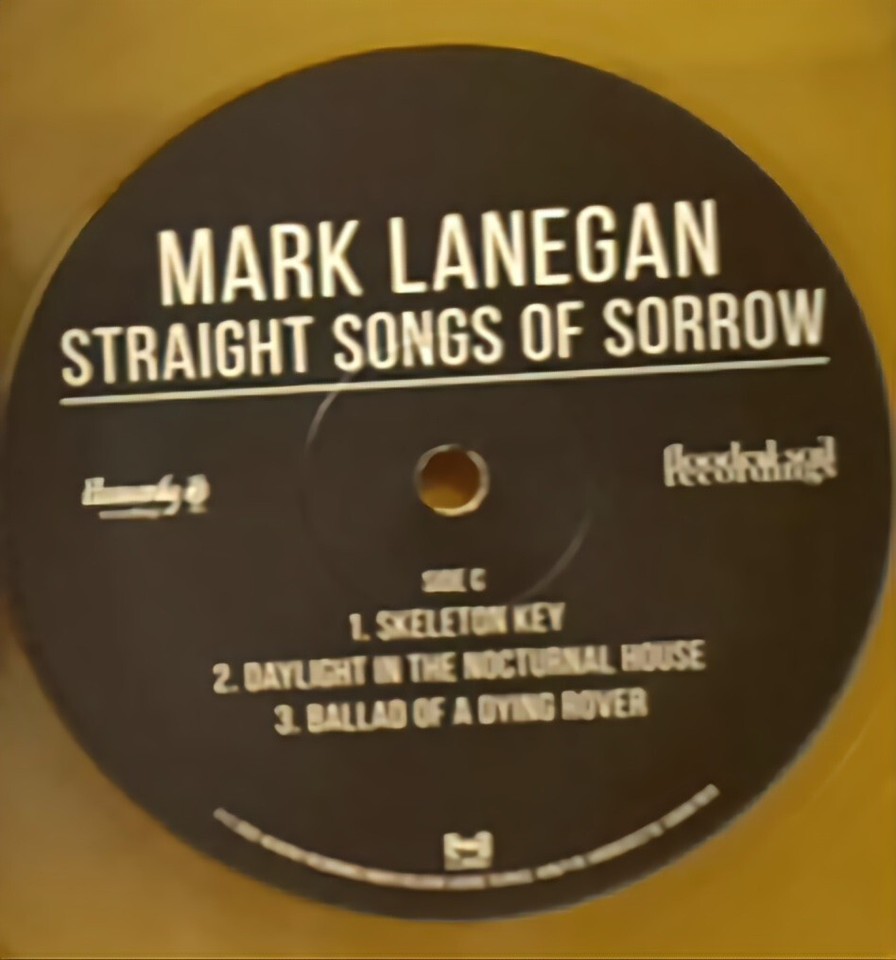 Mark Lanegan Straight Songs Of Sorrow Gfold 2 LP 180g Clear Vinyl NM w ...