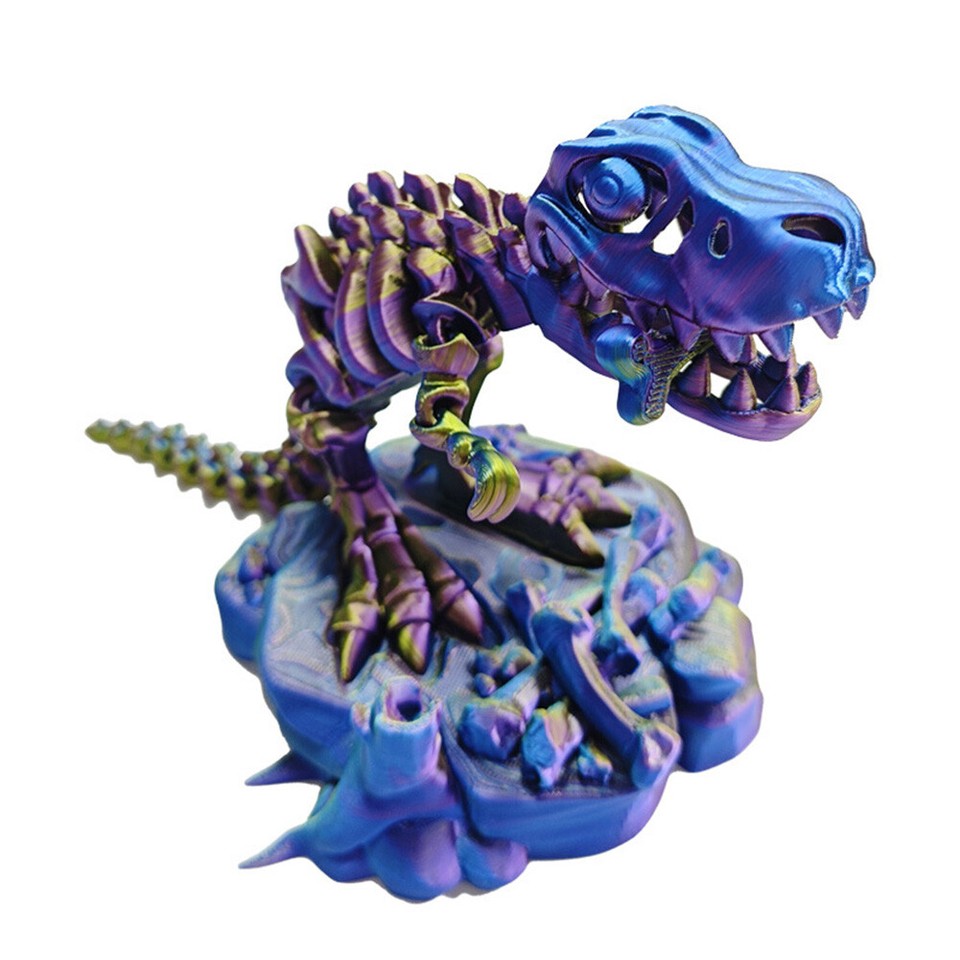 Fun Tyrannosaurus Rex Fossil Dragon Movable Joints 3D Printable Dragon ...