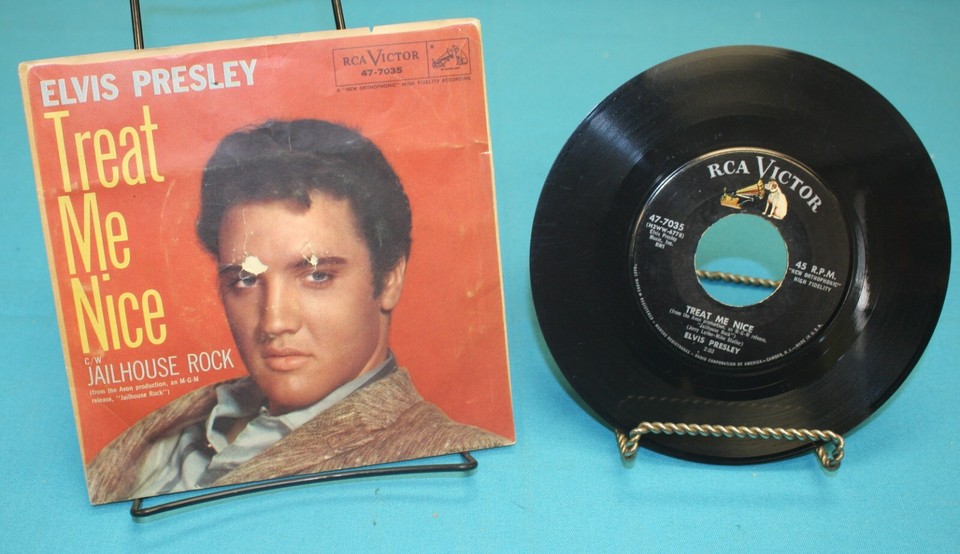 ELVIS PRESLEY JAILHOUSE ROCK 47-7035 VINYL RECORD | eBay