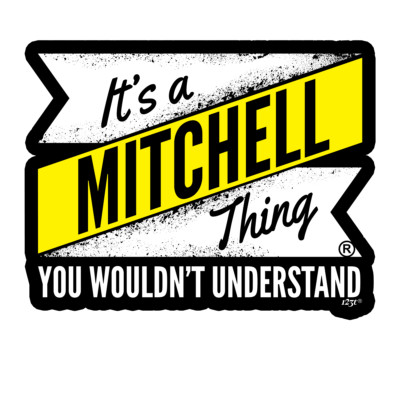 2 x Car Stickers - mitchell V2 Surname Thing Decal Window Bumper Laptop ...