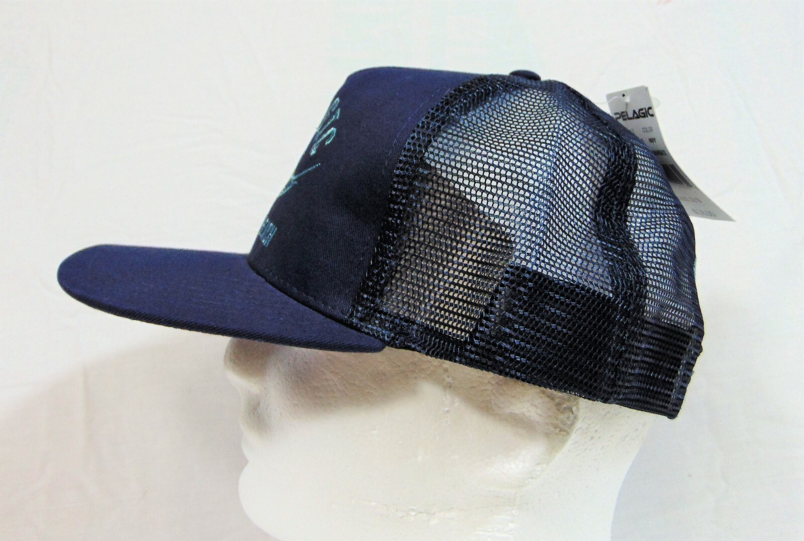 Pelagic Deerfield Beach Sailfish Navy Blue Snapback Hat/Cap OSFA ...