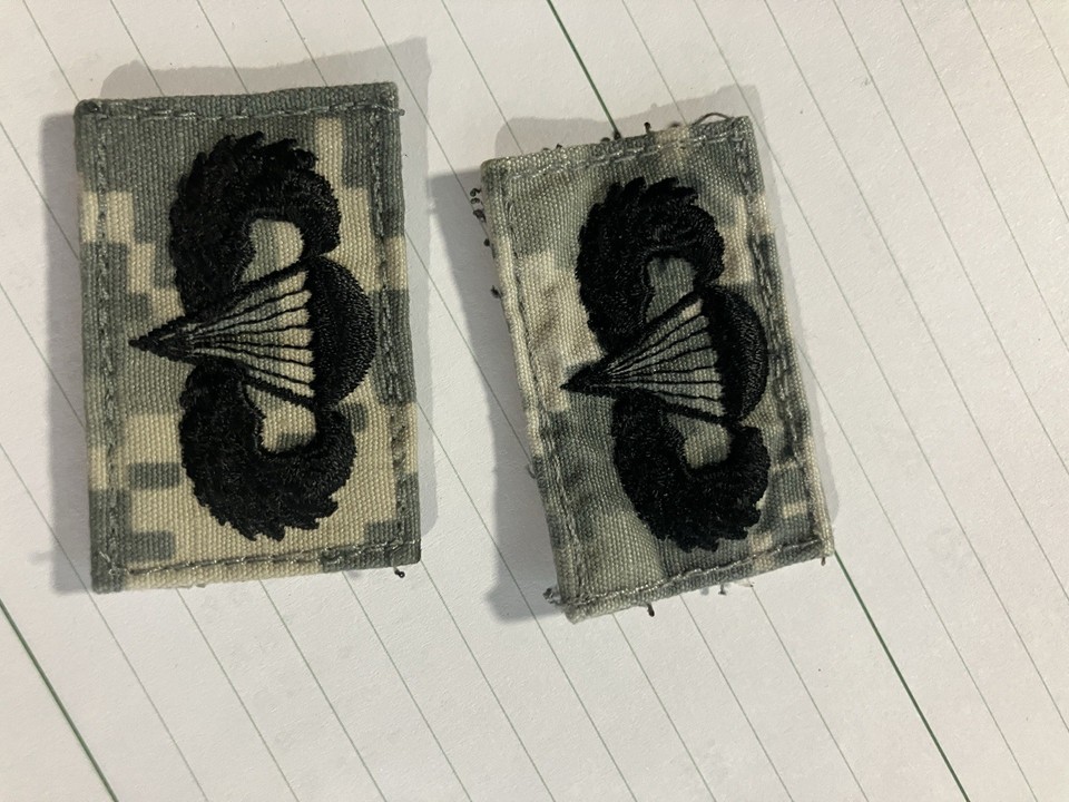 2 US Army Basic Parachutist Badge UCP Sew-On ACU times 2 | eBay