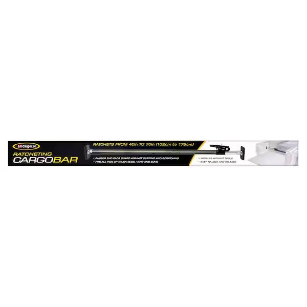 Cargoloc Truck Bed Cargo Bar Ratcheting Cargo Bar, Light Duty, Installs ...