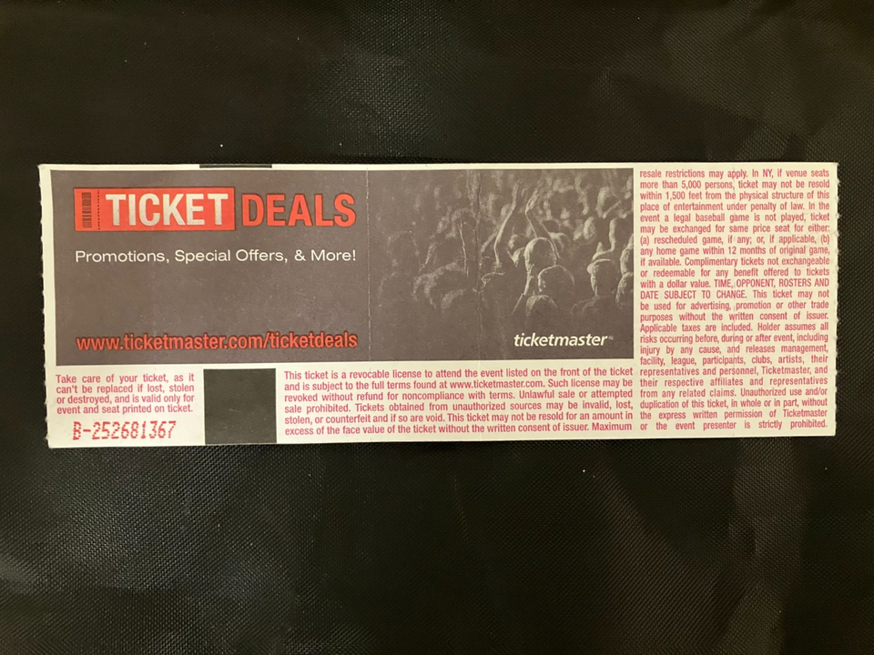 2017/18 Real Madrid v Manchester United - Santa Clara USA - TICKET ...