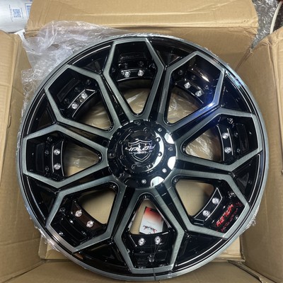 4Play 4P80 Wheel 20x10 (-24, 5x139.7, 87) Black Single Rim | eBay