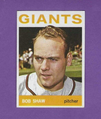 1964 Topps - #328 Bob Shaw - San Francisco Giants - Ex+ CENTERED (hs ...