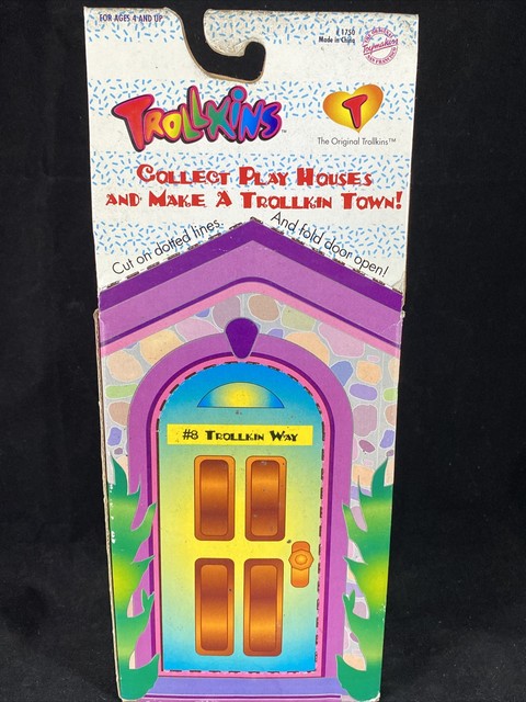 1998 in Style Trollkins Troll Doll Angel 5" Play House -toymakers R3 ...