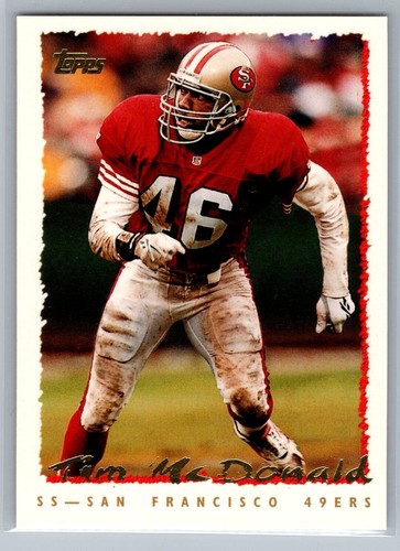 1995 TOPPS CARD # 313 Tim McDonald - San Francisco 49ers | eBay