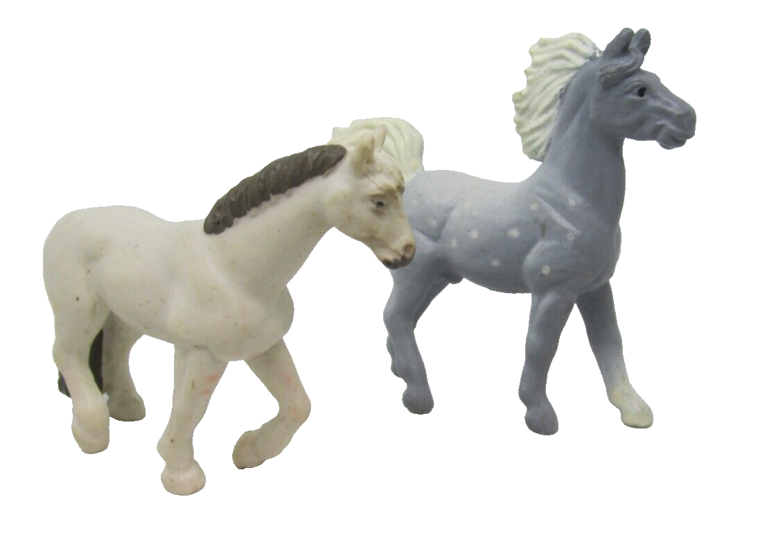 Safari Ltd Farm Animals Chicks Rooster Hen 2 -Horses Baby Lamb Cow Mini ...
