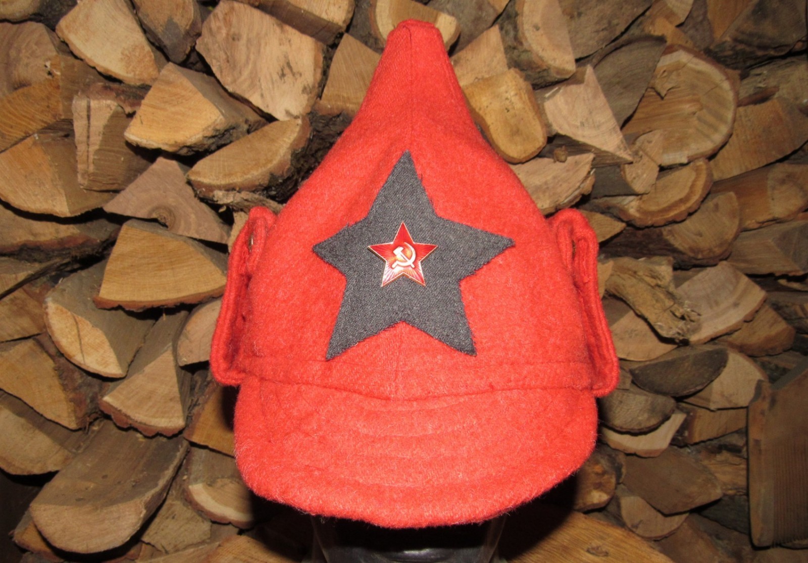 Authentic WW1-WW2 Relic Soviet Red Army Budenovka Military Cap Replica ...
