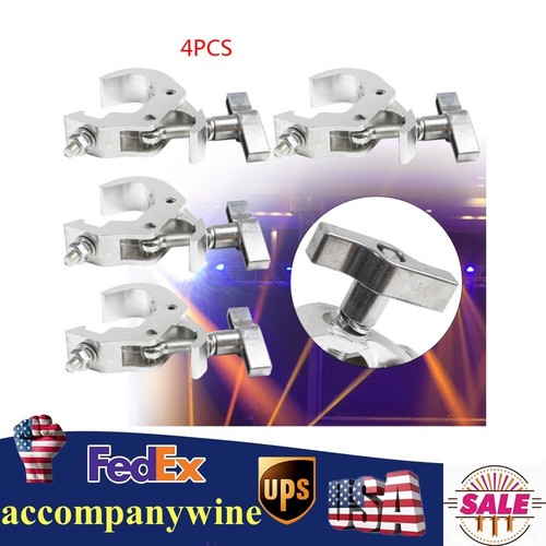 4pcs Light Truss Clamps DJ Lighting Clamp Global Mount Heavy Duty Load ...